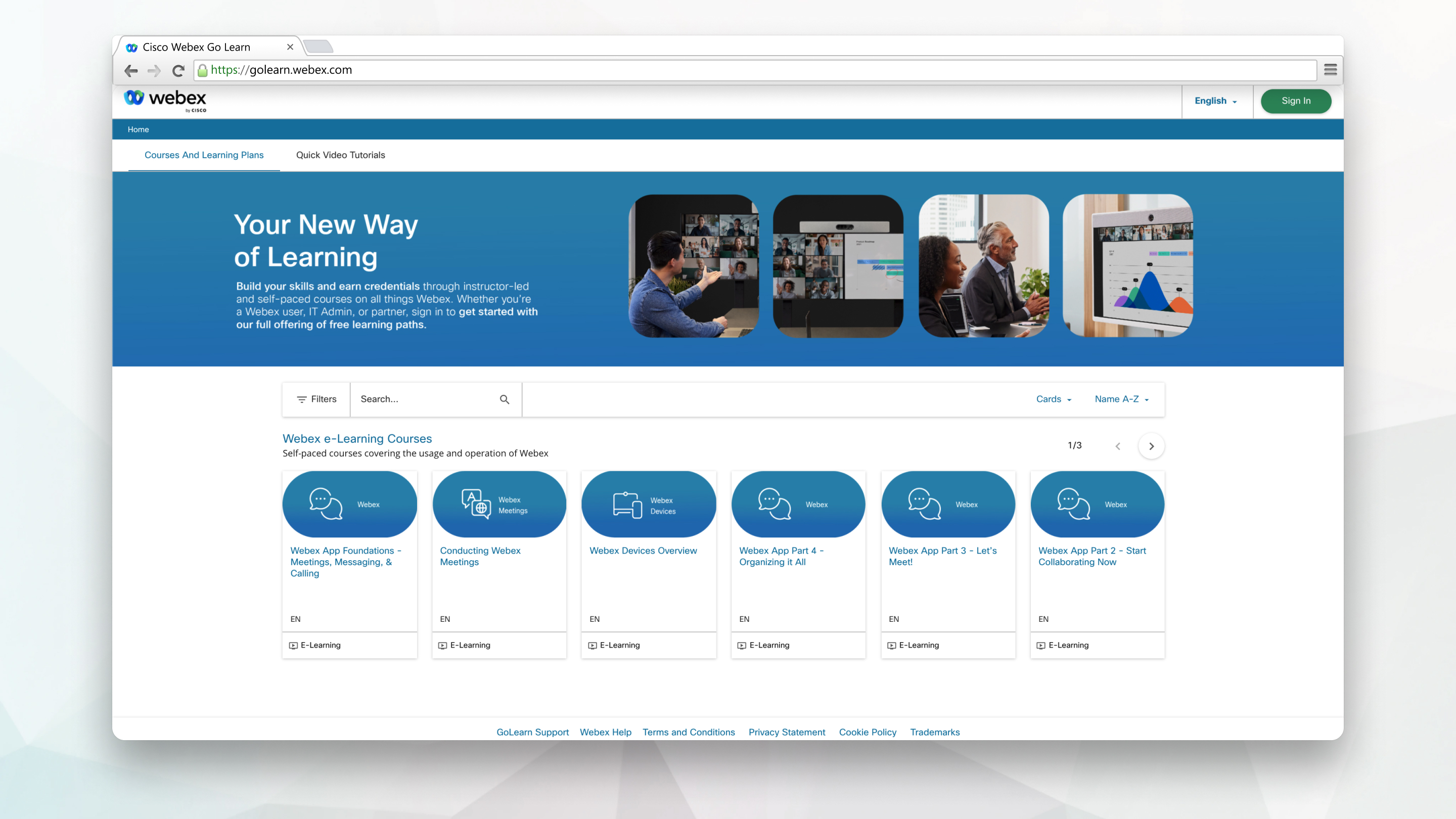Webex Learning and Enablement