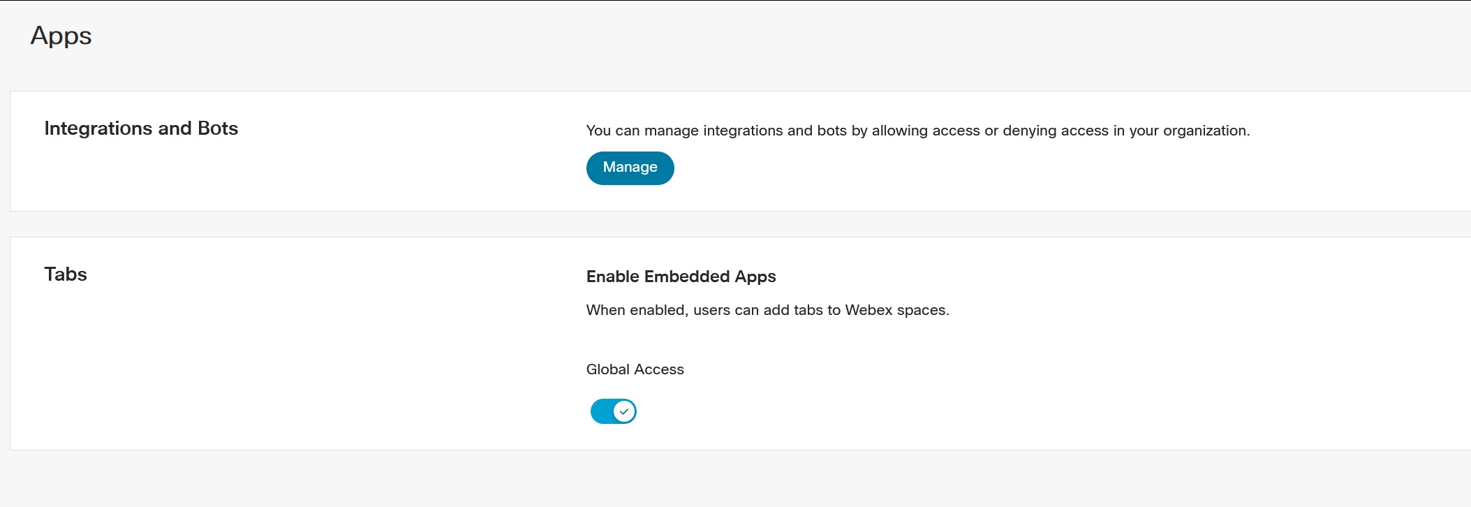 Integrate Webex App and Box