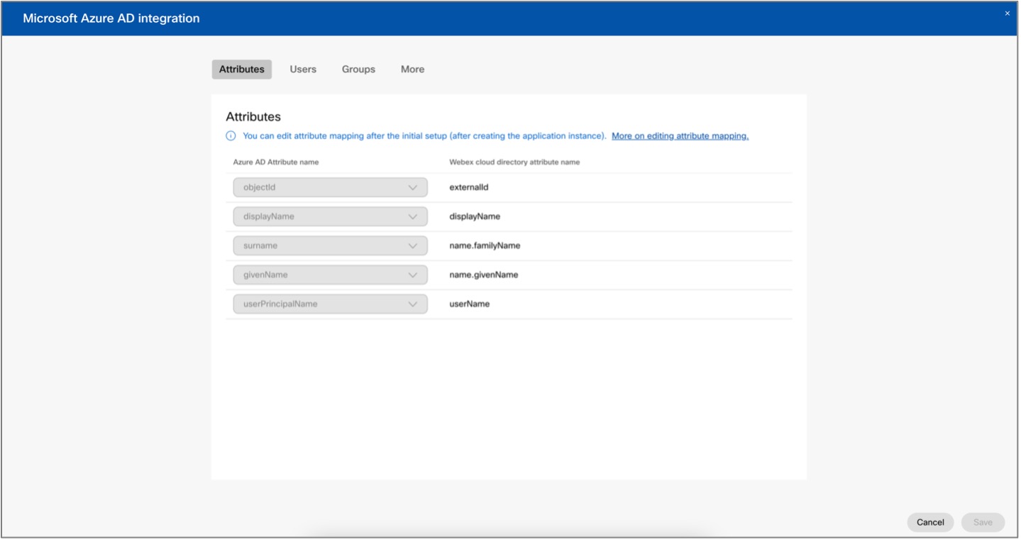 Set up Azure AD Wizard App in Control Hub